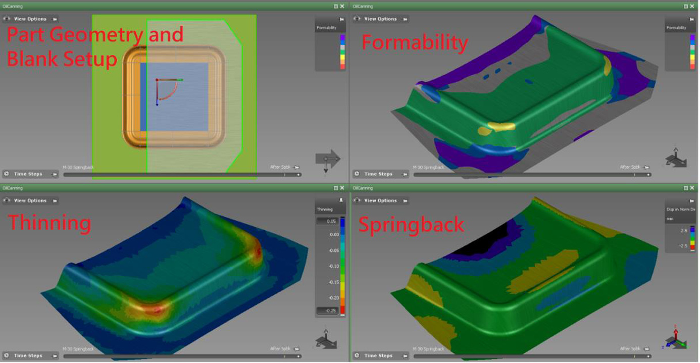 Identifying Oil Canning! An AutoForm Strategy - FormingWorld