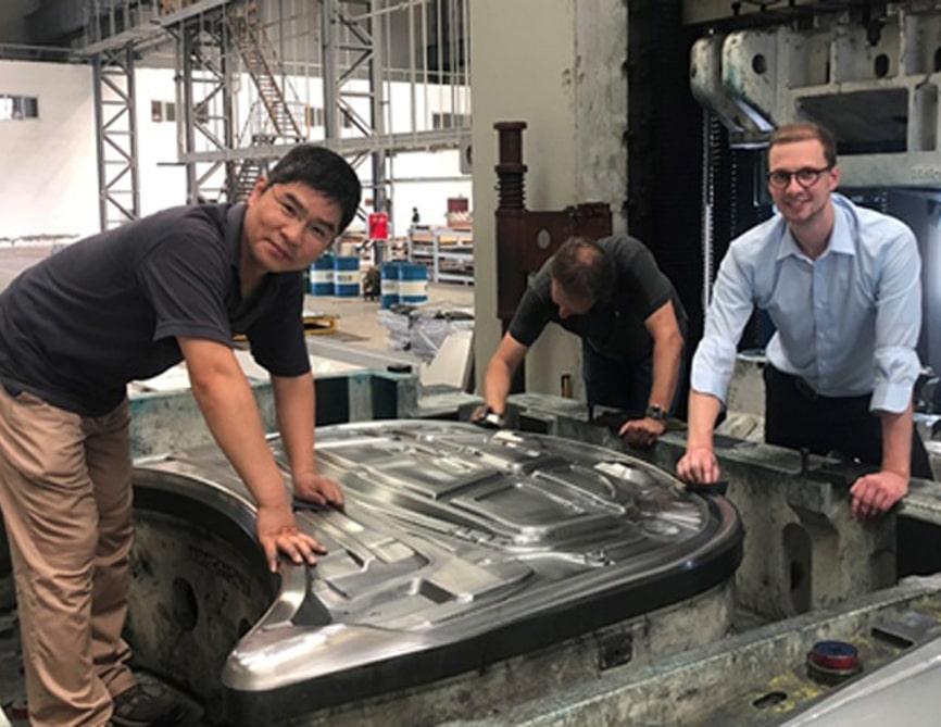 A Class Aluminum Hood Outer Panel Within Tolerance in the First Tool ...